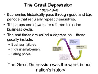 Staar 08 the great depression and the new deal1 | PPT