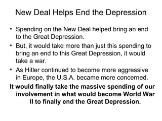 Staar 08 the great depression and the new deal1 | PPT