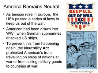 Staar 09 america in world war ii1 | PPT