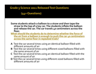 STAAR Grade 3-8 Presentation | PDF