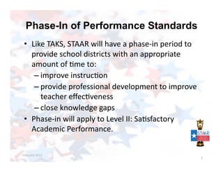 STAAR High School Presentation | PDF | Standardized Testing ...