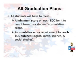 STAAR High School Presentation | PDF | Standardized Testing ...