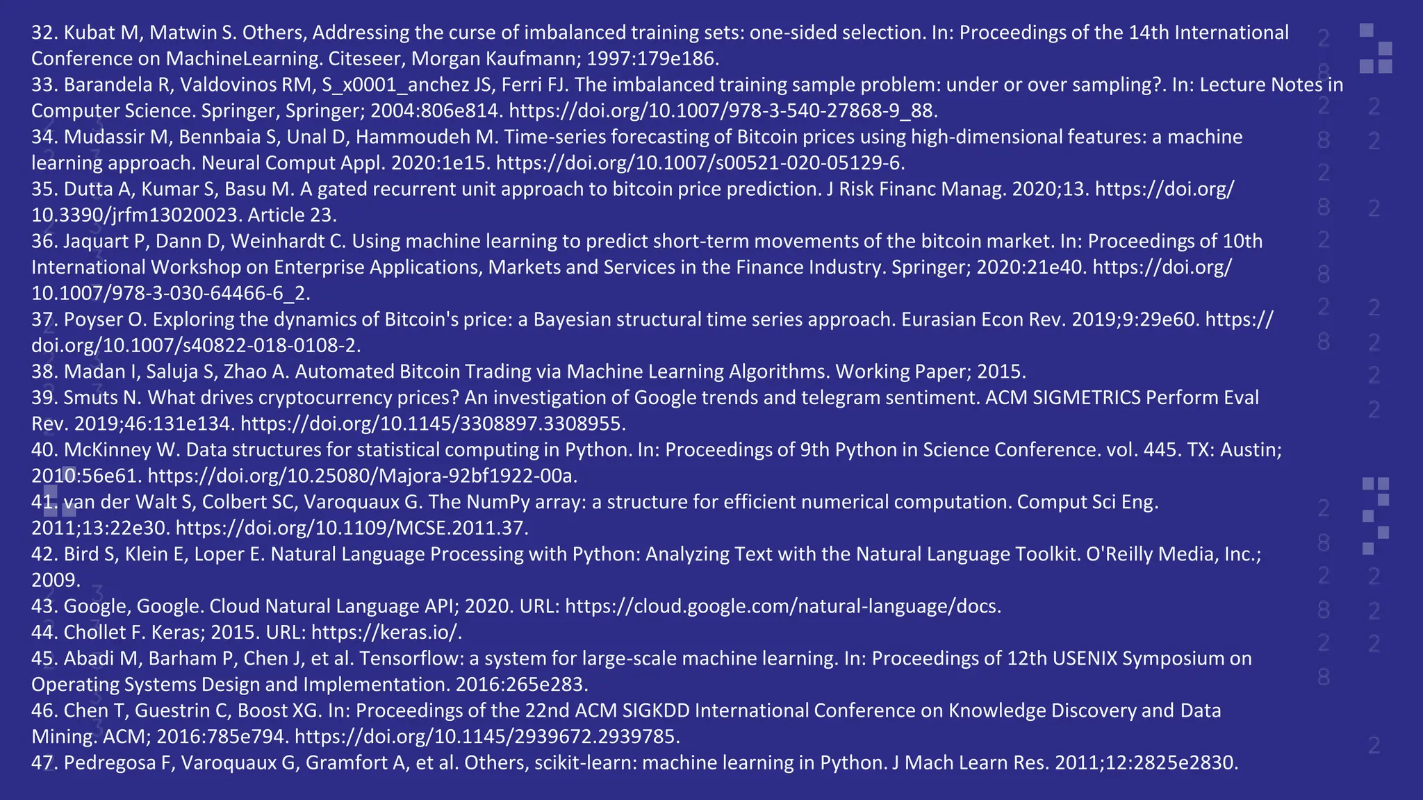 Bitcoin price prediction using various machine learning techniques | PPTX