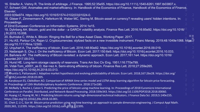 Bitcoin price prediction using various machine learning techniques | PPTX