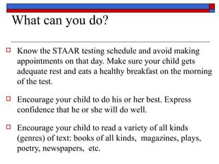 STAAR Parent Information | PPT