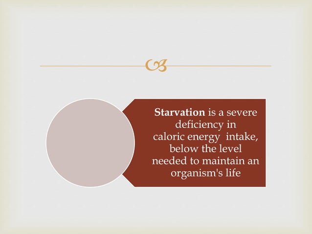 Starvation . | PPTX