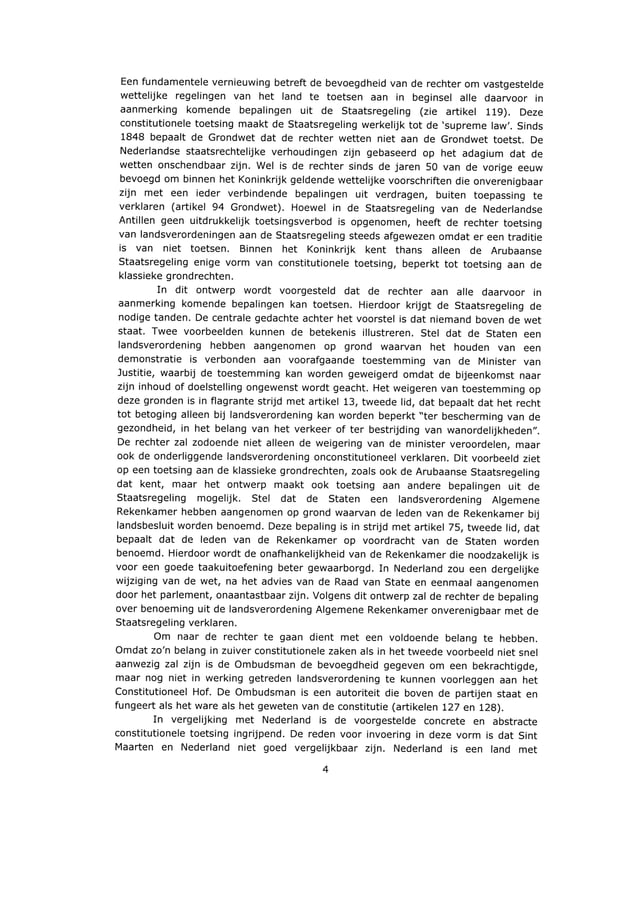 Staatsregeling.memorie van toelichting | PDF