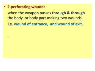 Stab and chop wounds mb singh 2020 | PPTX