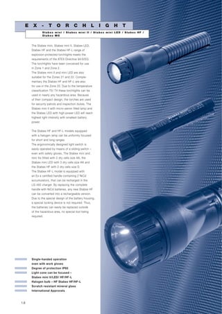 Stabex Ex-Torchlights Hazardous Area Lighting For Zones 1 & 2 - Stabex ...