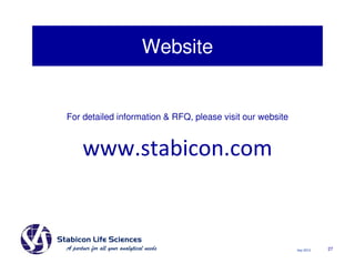 Stabicon Presentation | PPT