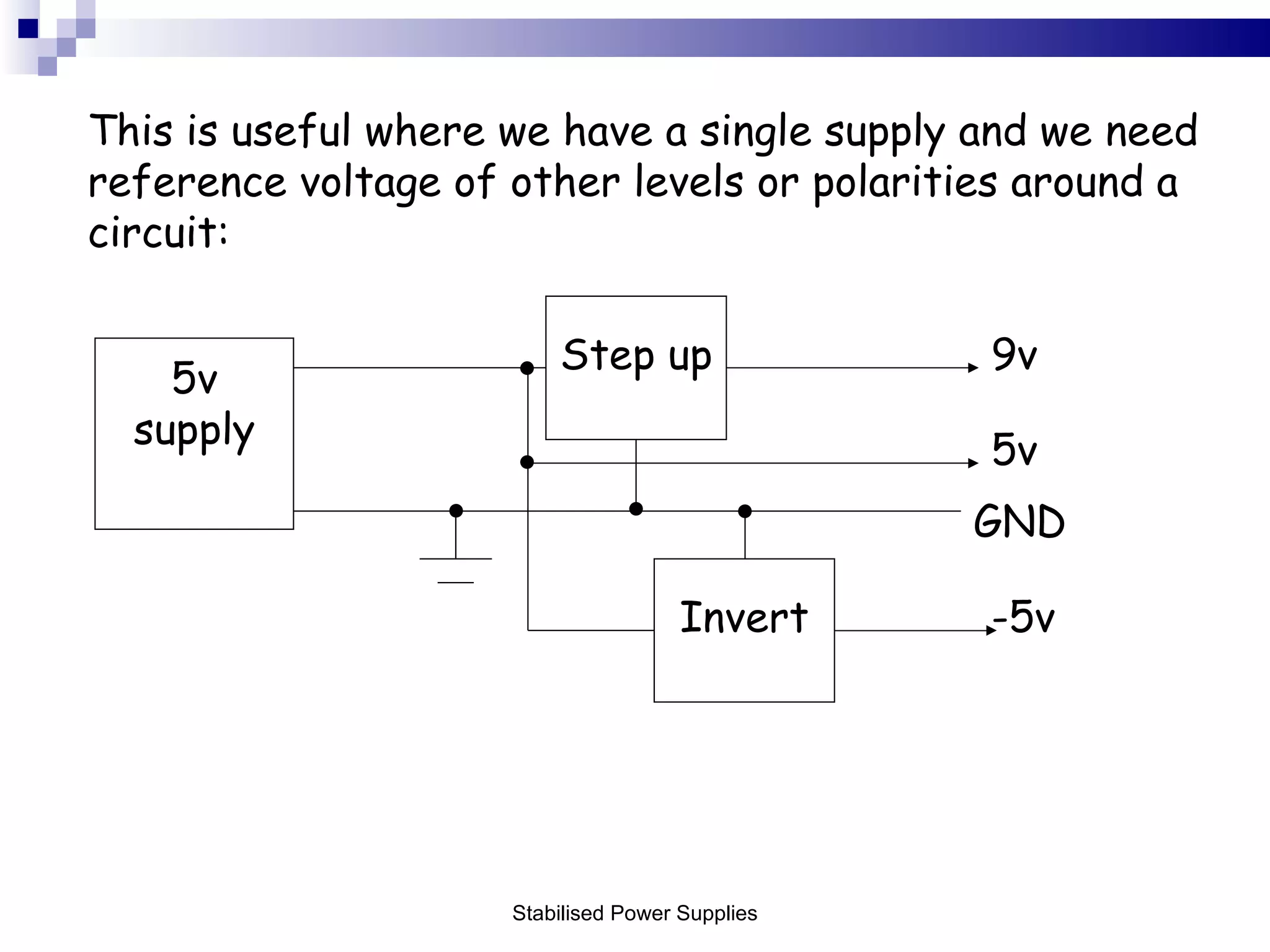 Stabilised Power Supplies | PPT