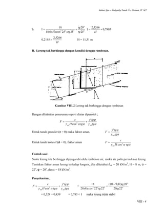 Stabilitas lereng | PDF