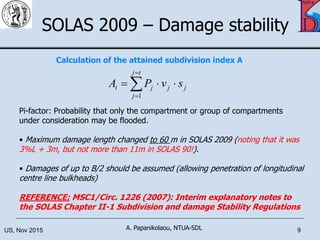 stabilitate in cas de avarie si problemed | PDF