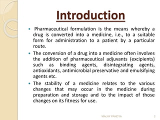 Stability of Pharmaceuticals | PPTX