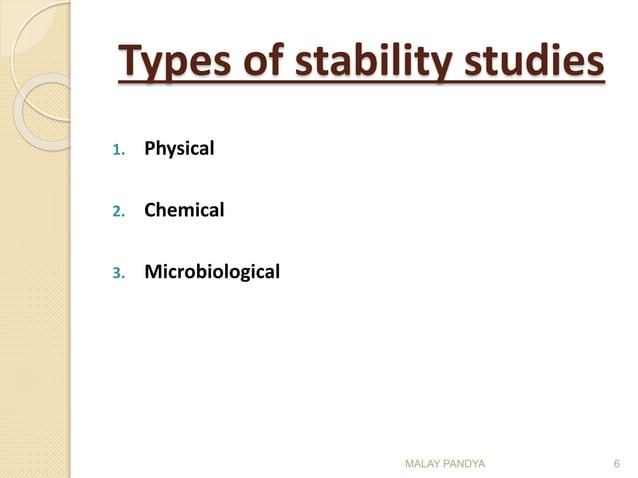 Stability of Pharmaceuticals | PPTX