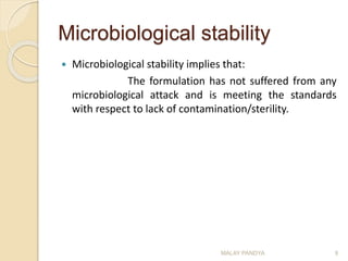 Stability of Pharmaceuticals | PPTX