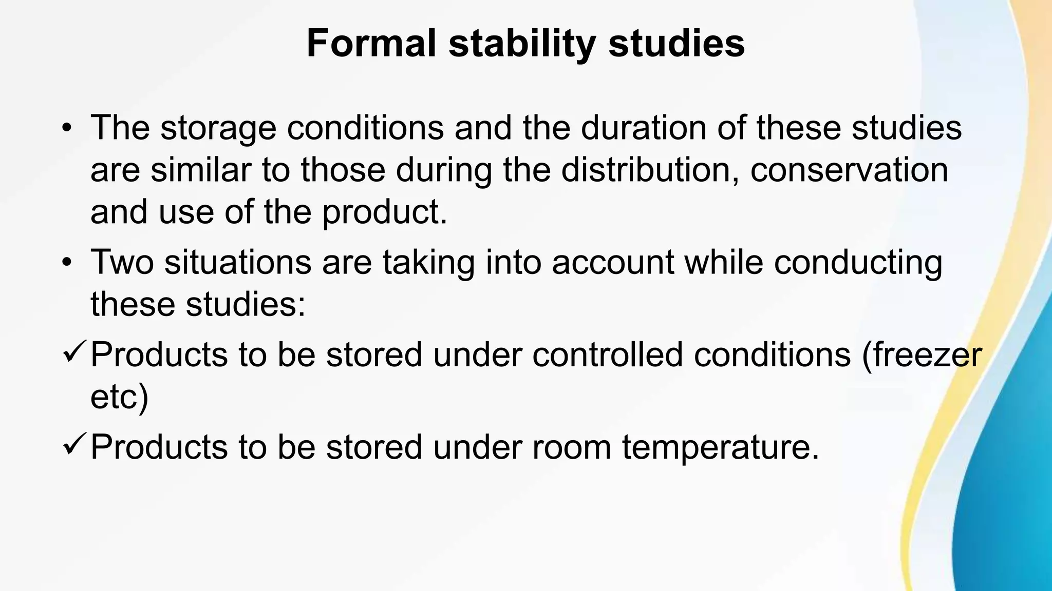 Product Stability Studies & Stability Testing | PPTX