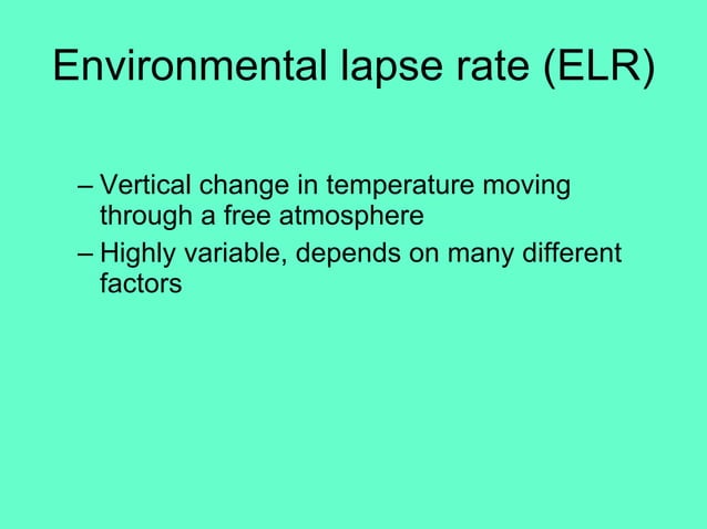 Stability & Instability | PPT | Weather | Science