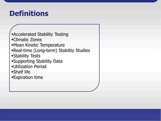 Stability pharma | PPT