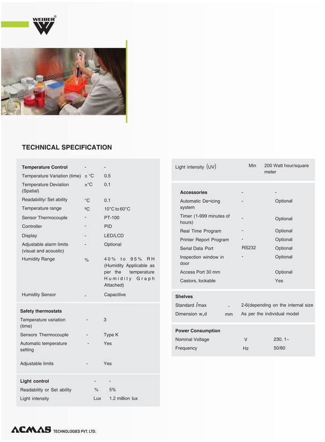 Stability Test Chamber | PDF