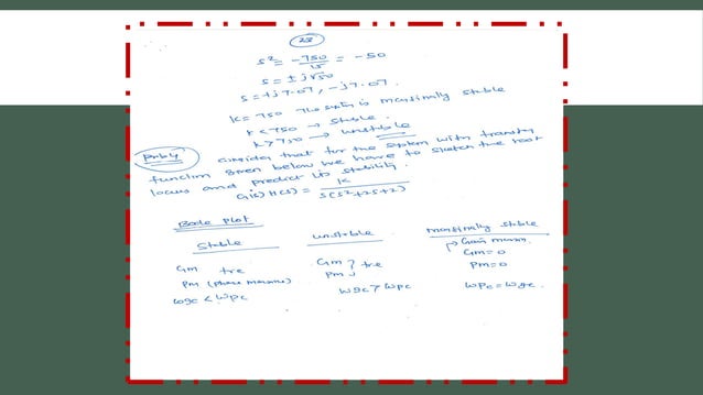 PROCESS INSTRUMENTATION DYNAMICS AND CONTROL (FREQUENCY RESPONSE SOLVED ...