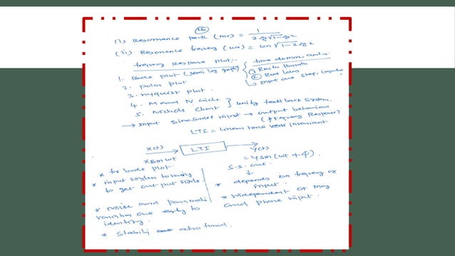 PROCESS INSTRUMENTATION DYNAMICS AND CONTROL (FREQUENCY RESPONSE SOLVED ...