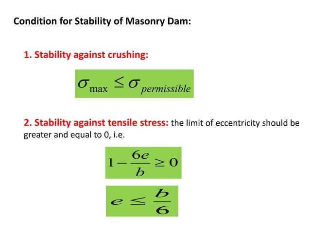 Stability analysis of dam | PPTX