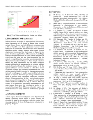 Stability analysis of open pit slope by finite difference method | PDF