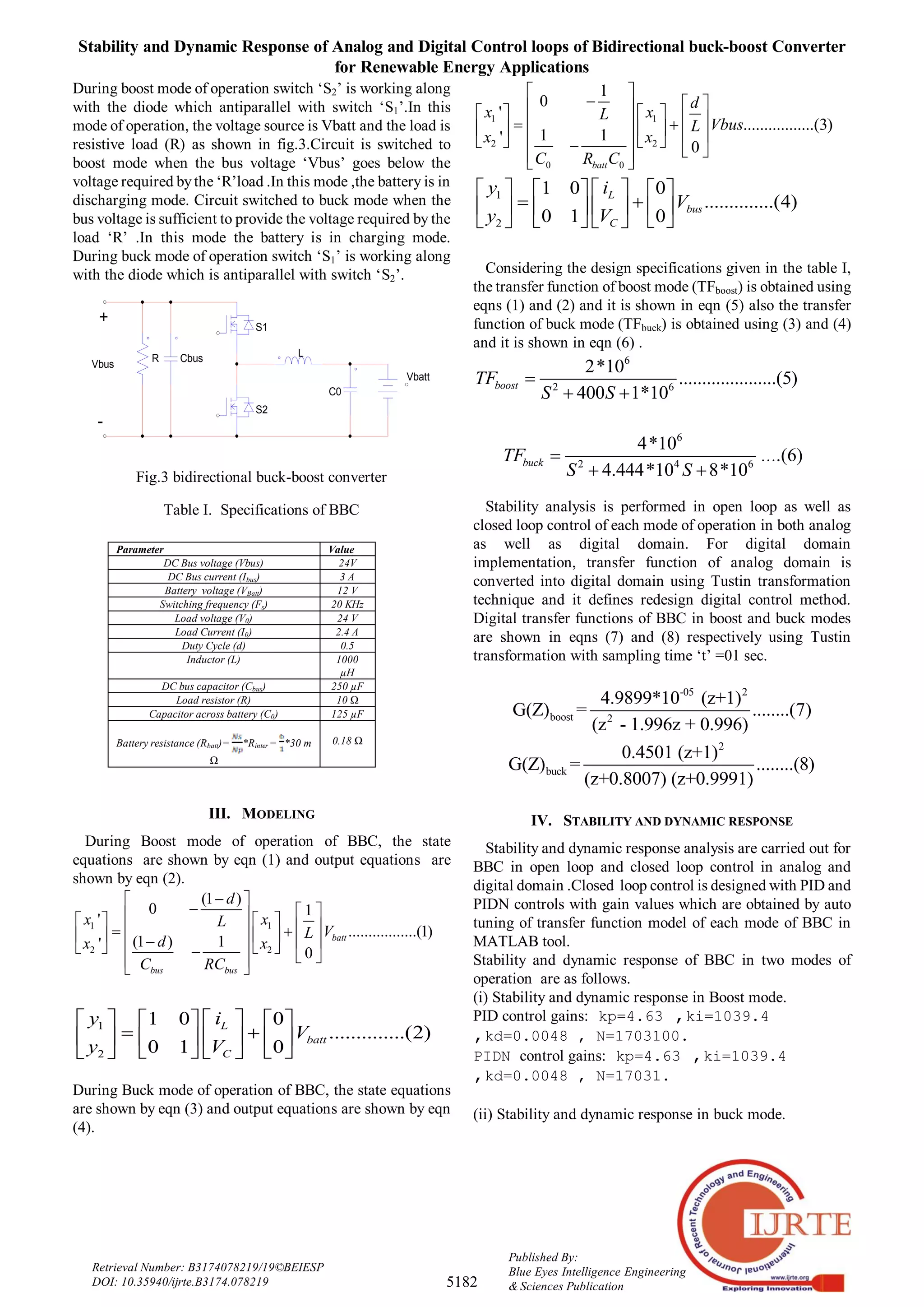 Stability and Dynamic Response of Analog and Digital Control loops of ...