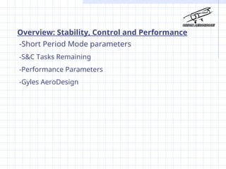 Aircraft Stability an Control basics Understanding | PPT
