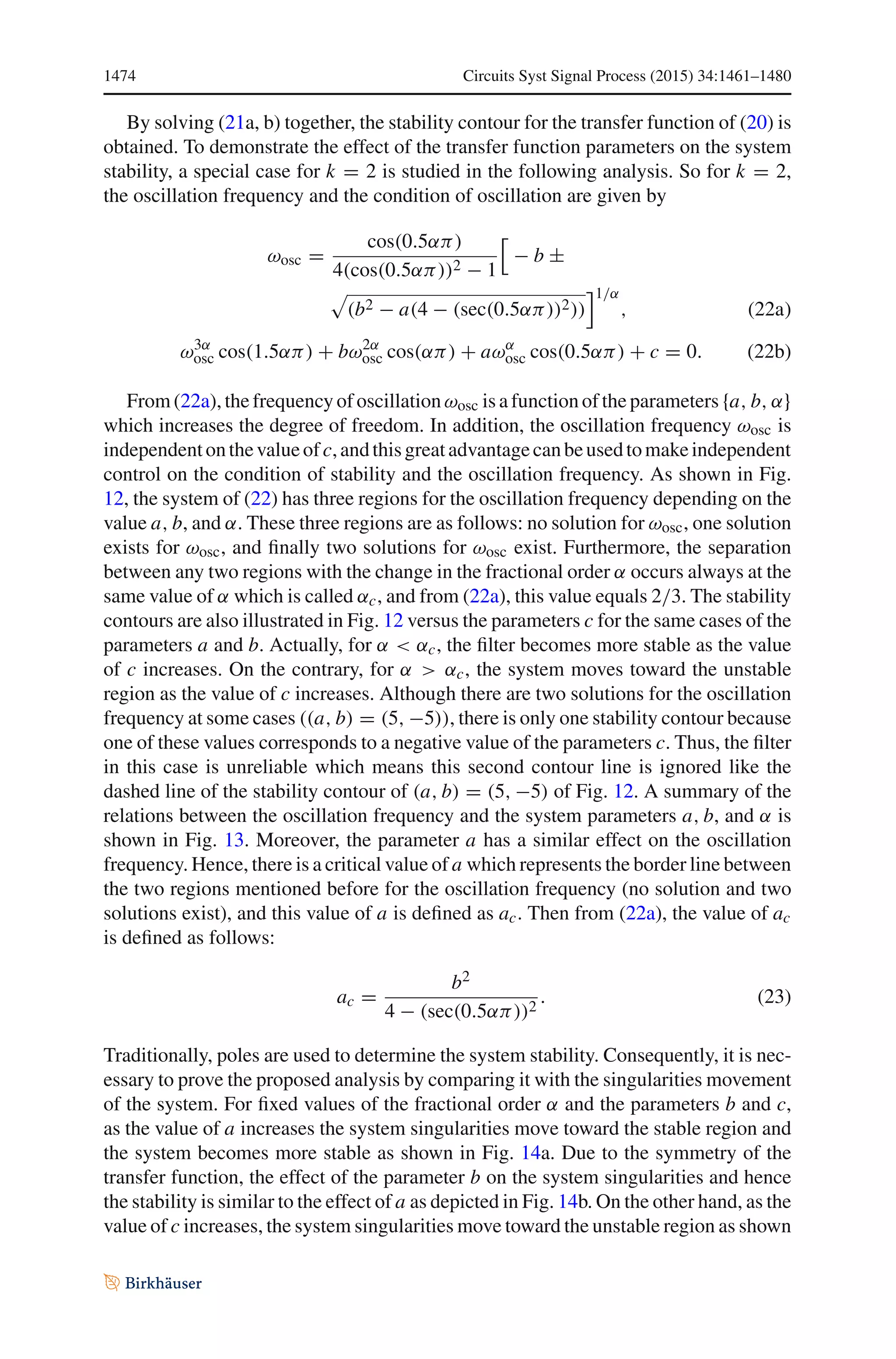 Stability and pole location | PDF