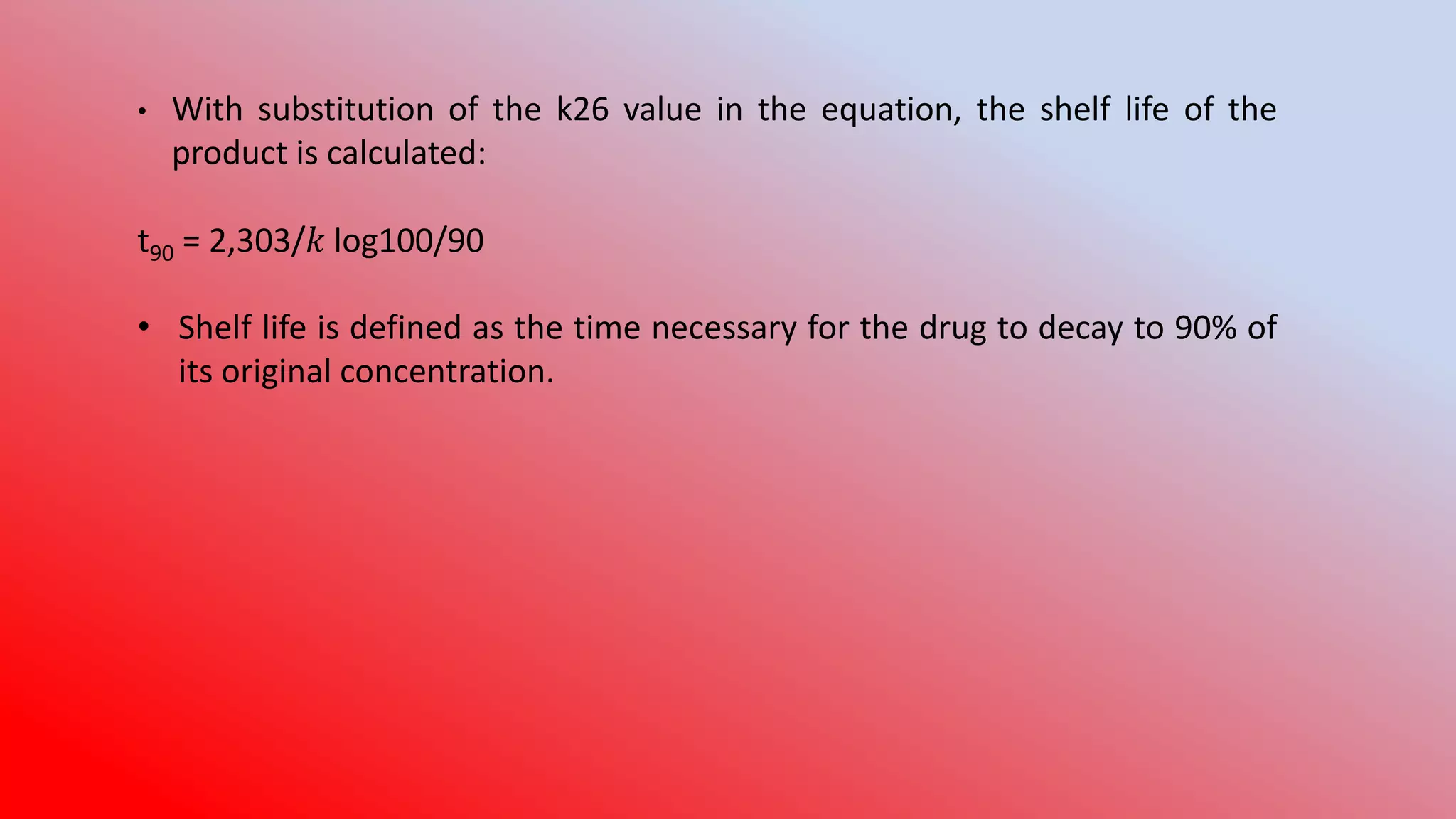 Stability and Shelf Life | PPTX