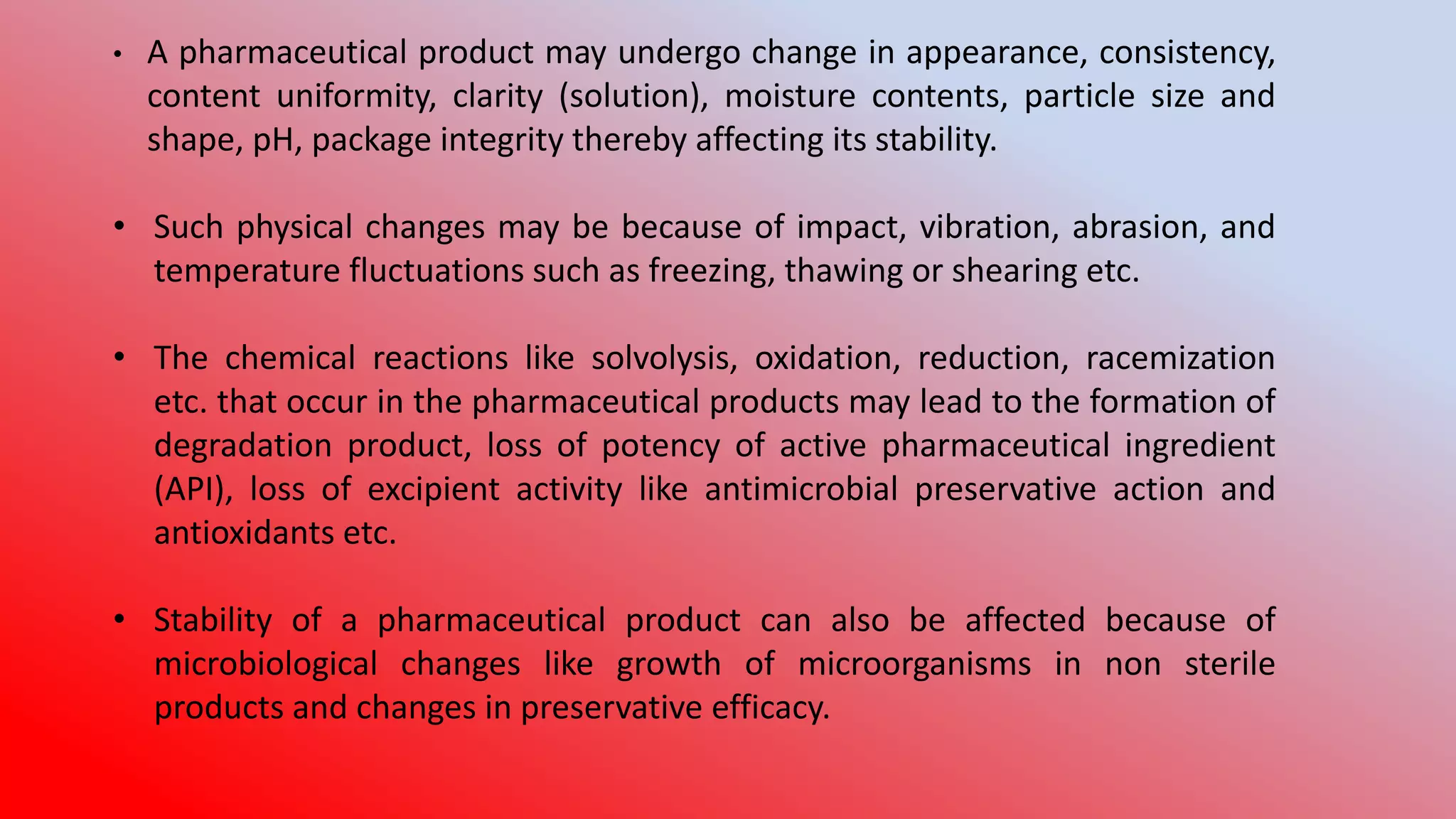 Stability and Shelf Life | PPTX