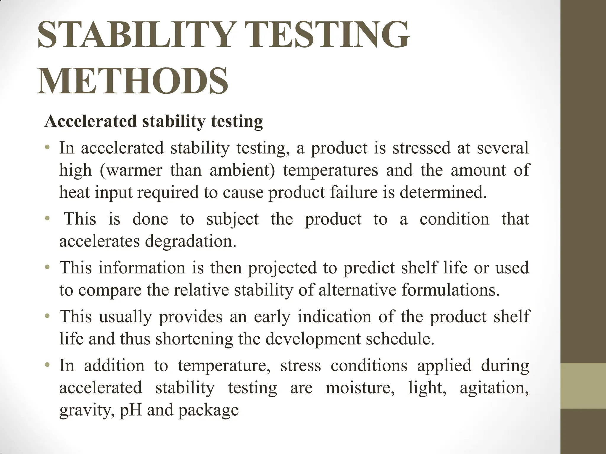STABILITY AND SHELF LIFE OF PHARMACEUTICAL PRODUCTS. | PDF