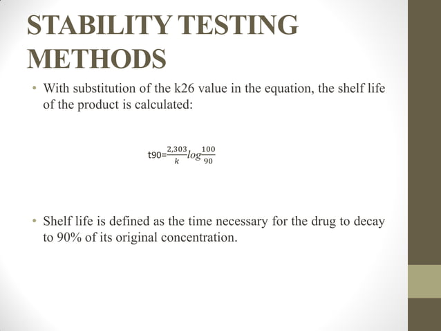 STABILITY AND SHELF LIFE OF PHARMACEUTICAL PRODUCTS. | PDF