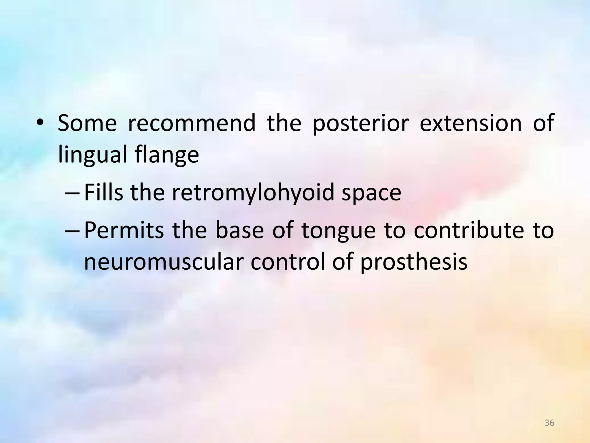 Stability and support in complete denture | PPTX