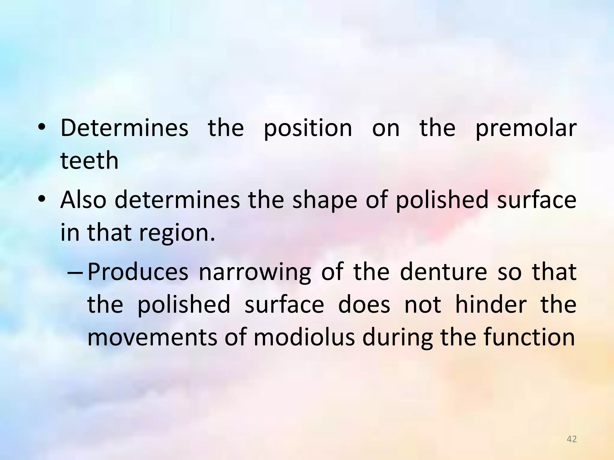 Stability and support in complete denture | PPTX