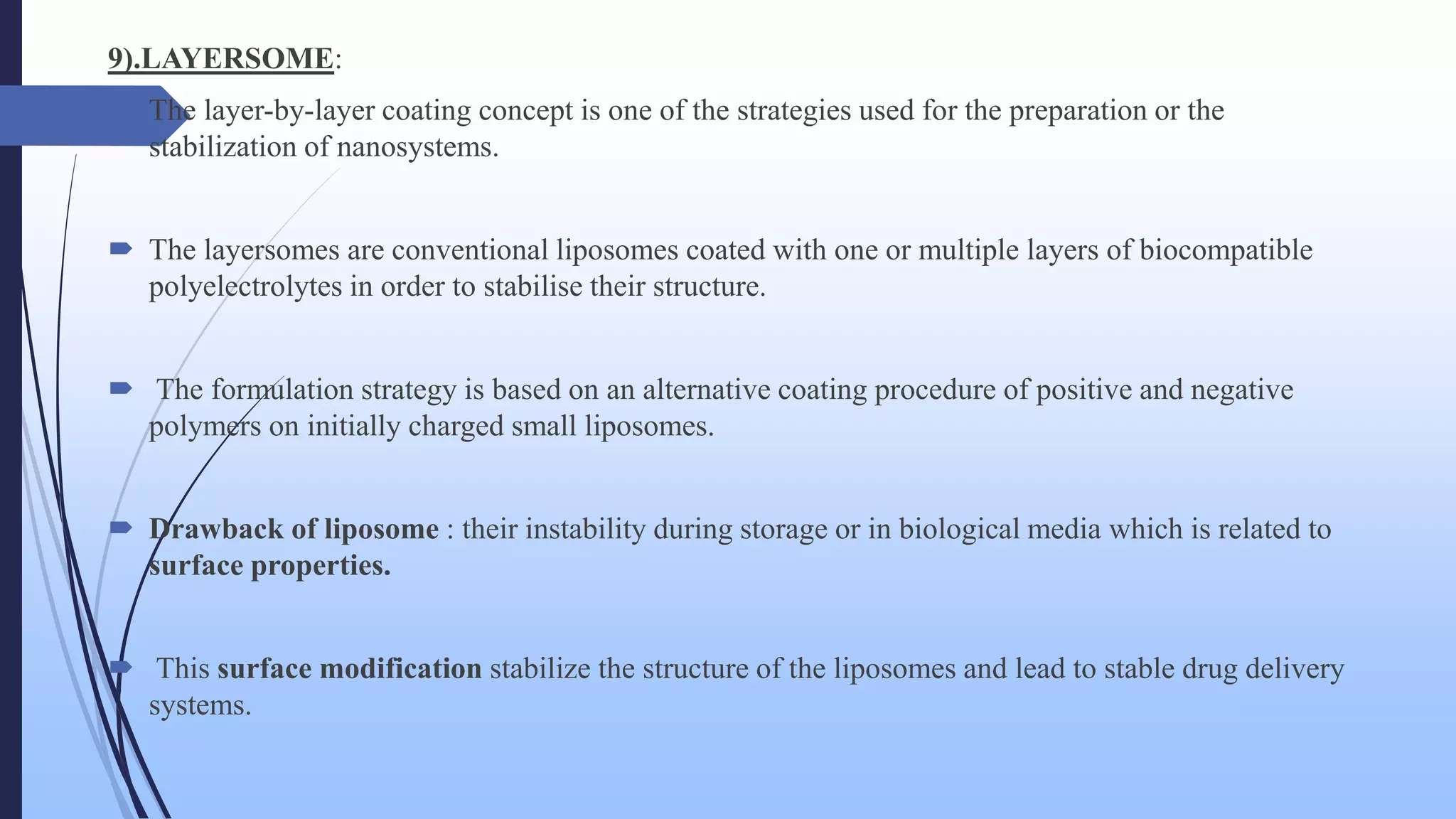 Stability aspects of liposomes | PPT