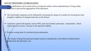 Stability aspects of liposomes | PPT