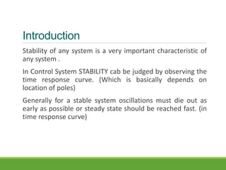 Stability of Control System | PPTX
