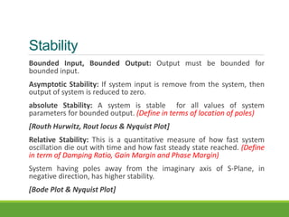 Stability of Control System | PPTX