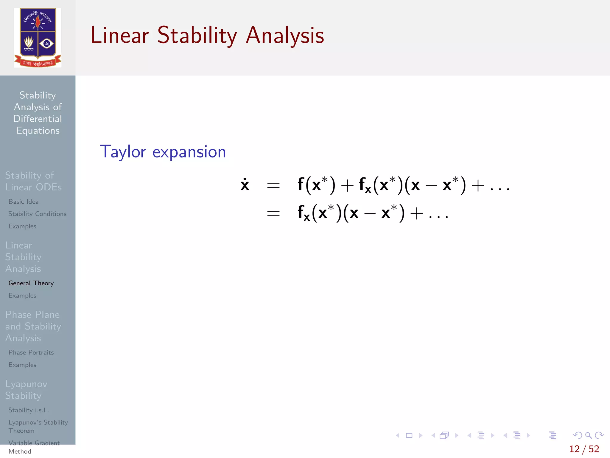 Stability of Differential Equations | PDF