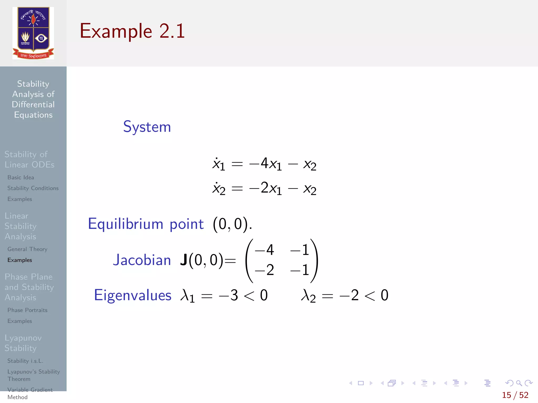 Stability of Differential Equations | PDF