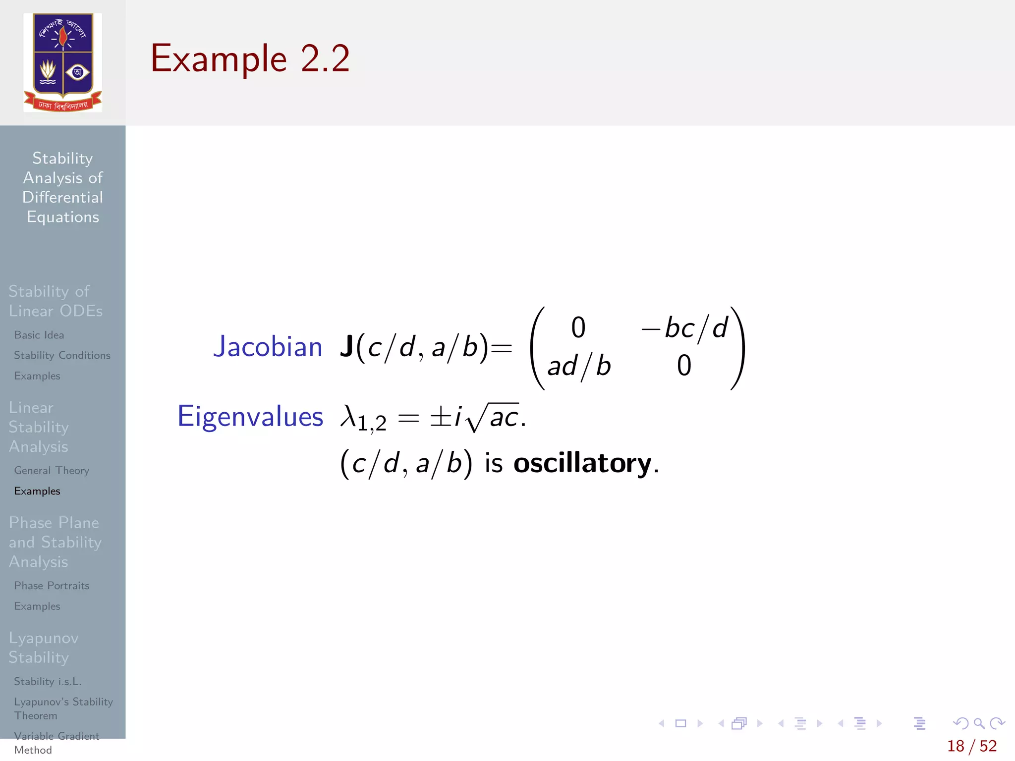Stability of Differential Equations | PDF