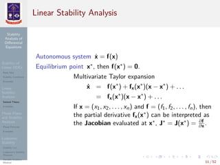 Stability of Differential Equations | PDF