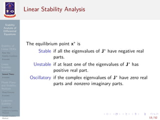 Stability of Differential Equations | PDF