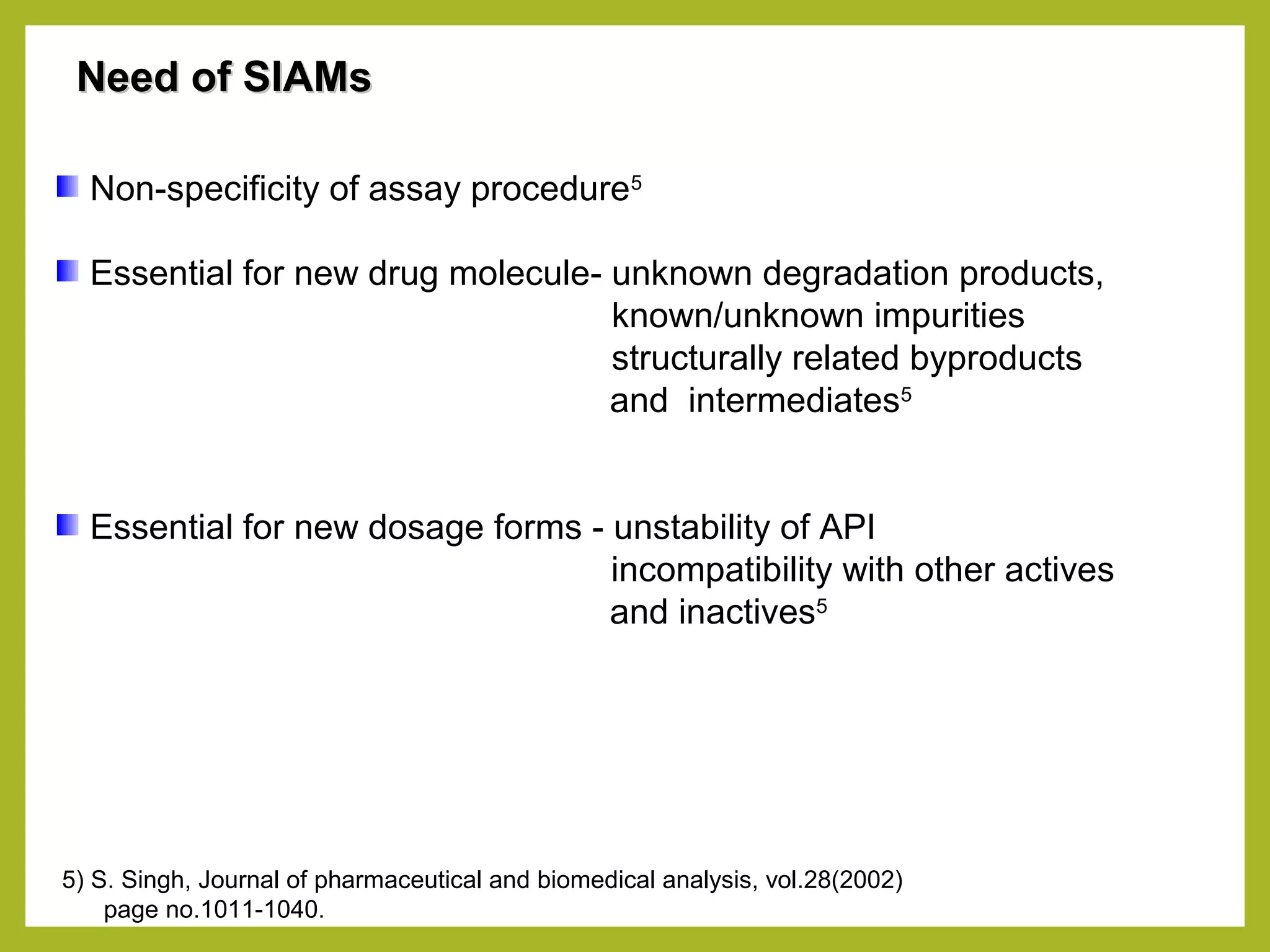 Stability indicating assay | PPT