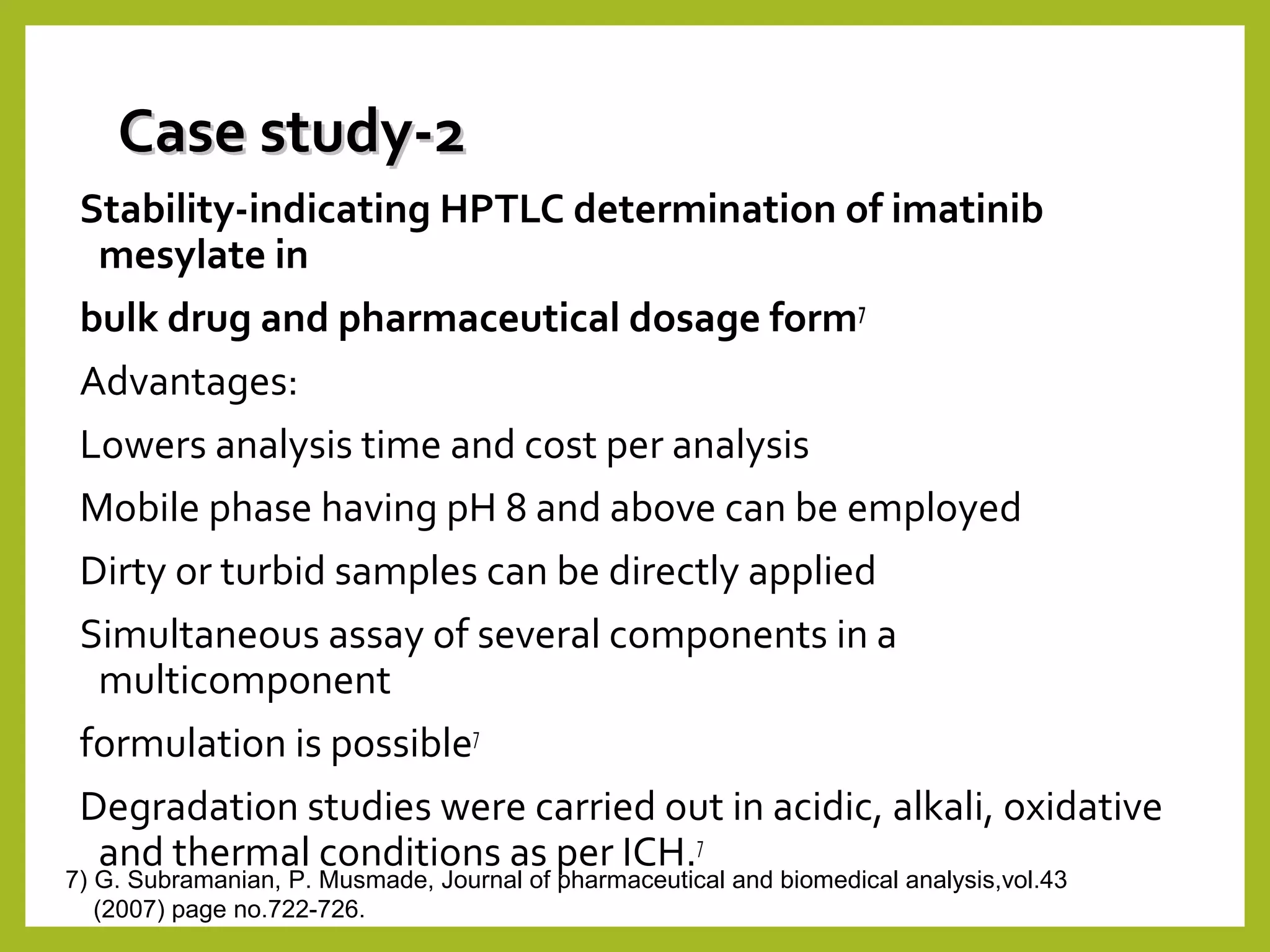 Stability indicating assay | PPT