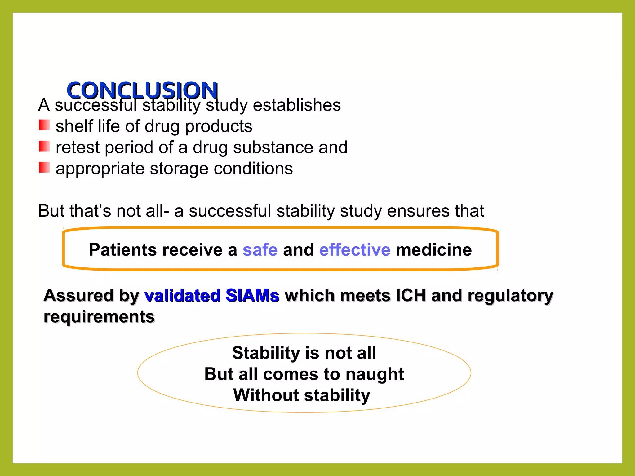 Stability indicating assay | PPT