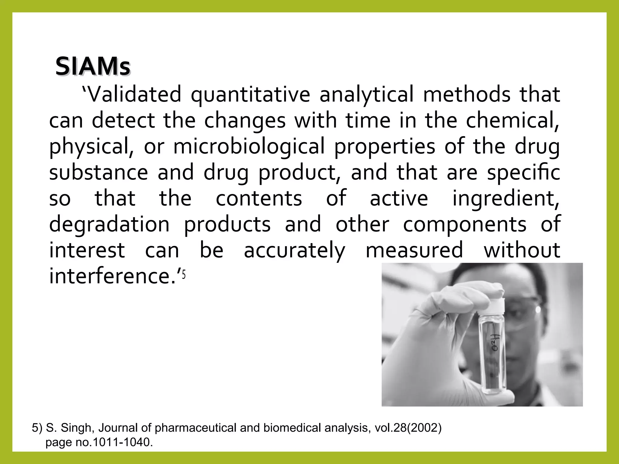 Stability indicating assay | PPT